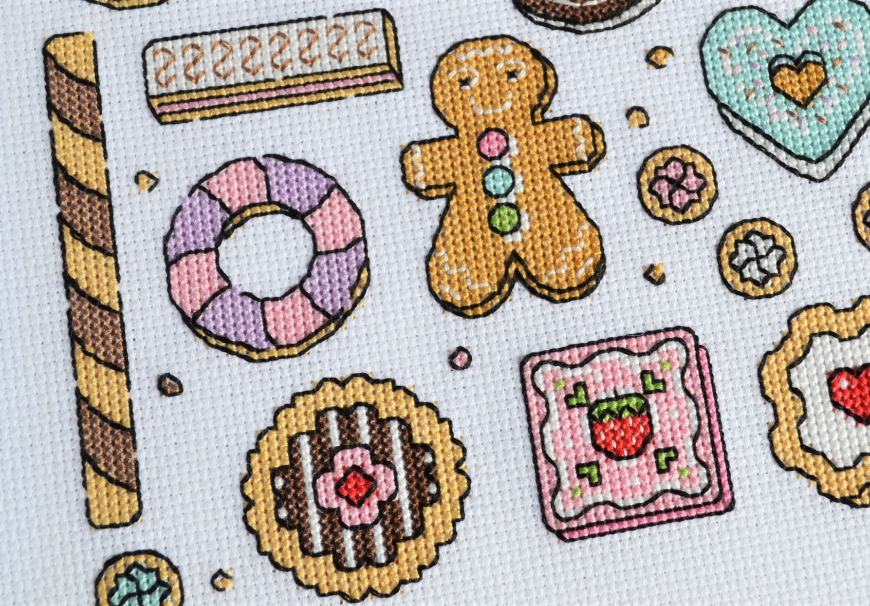 PDF Pattern for Cookies Sampler – The World in Stitches