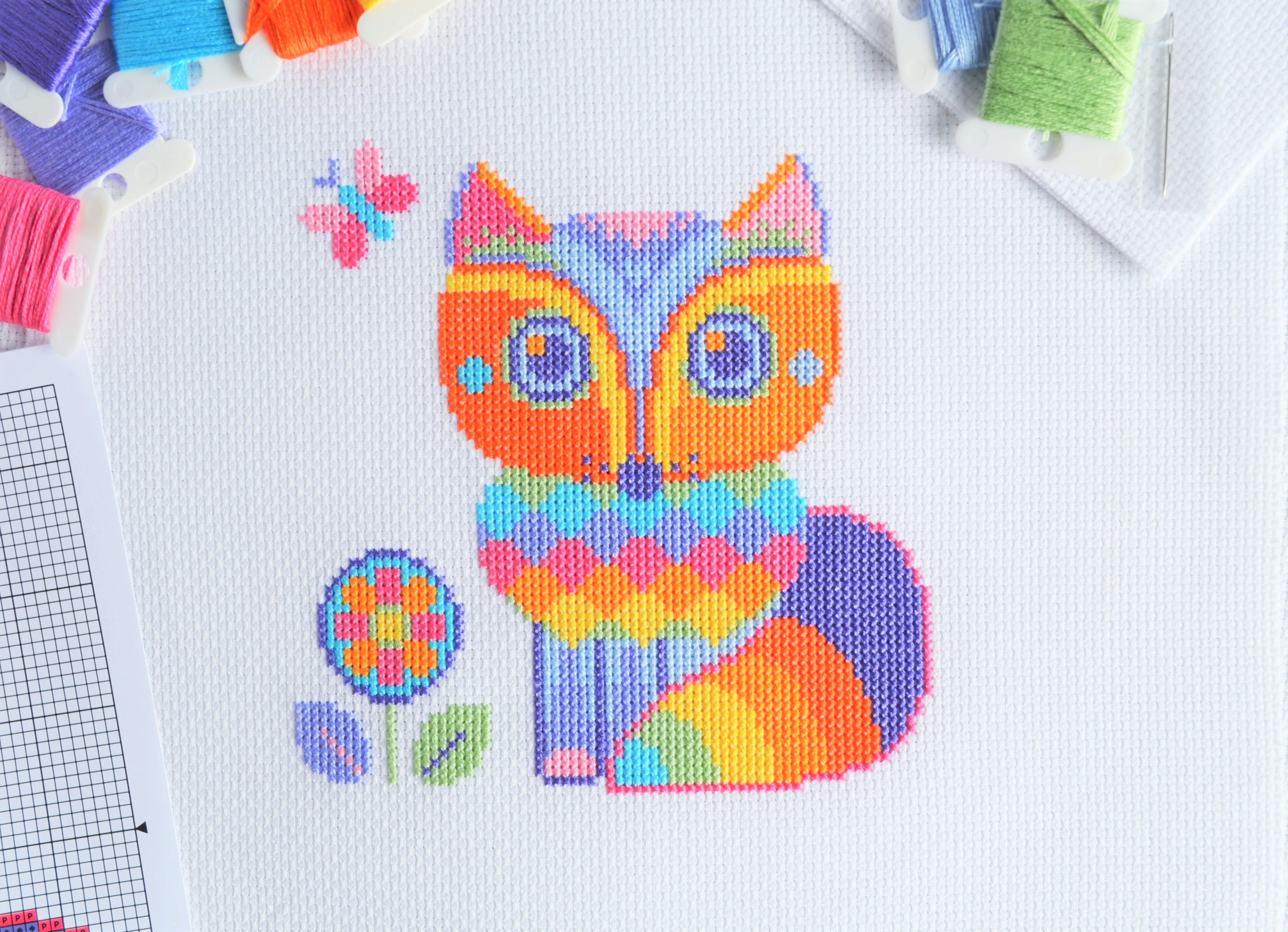PDF Pattern for Hazel the Fox – The World in Stitches