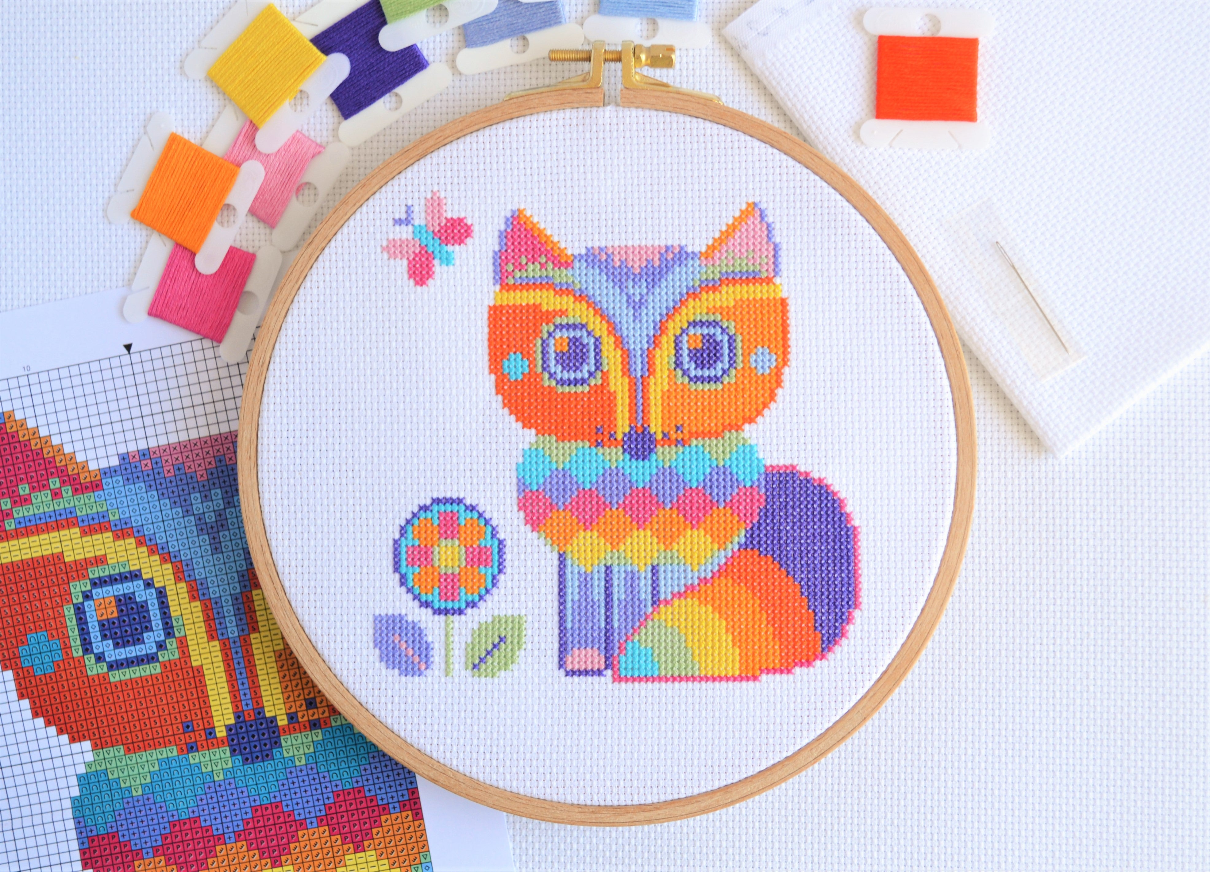PDF Pattern for Hazel the Fox – The World in Stitches